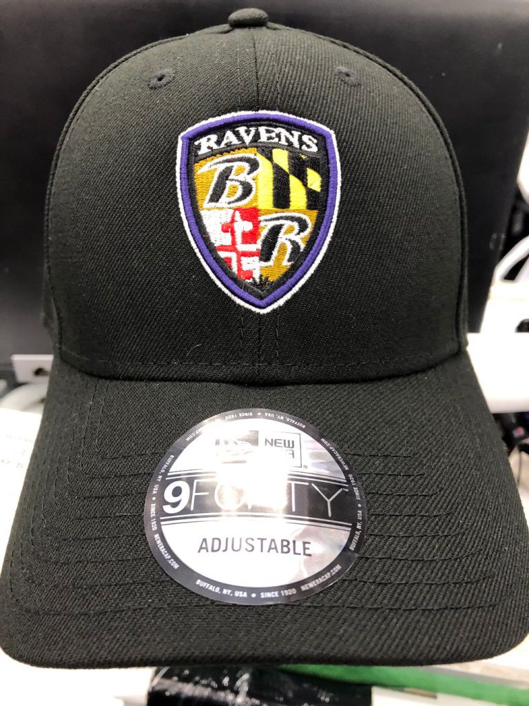Baltimore Ravens Adjustable Sheild Cap | Baltimore Sports Store