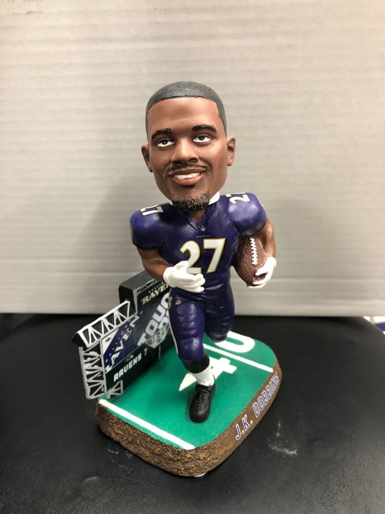Baltimore Ravens J.K. Dobbins Scoreboard Bobble Head | Baltimore Sports ...