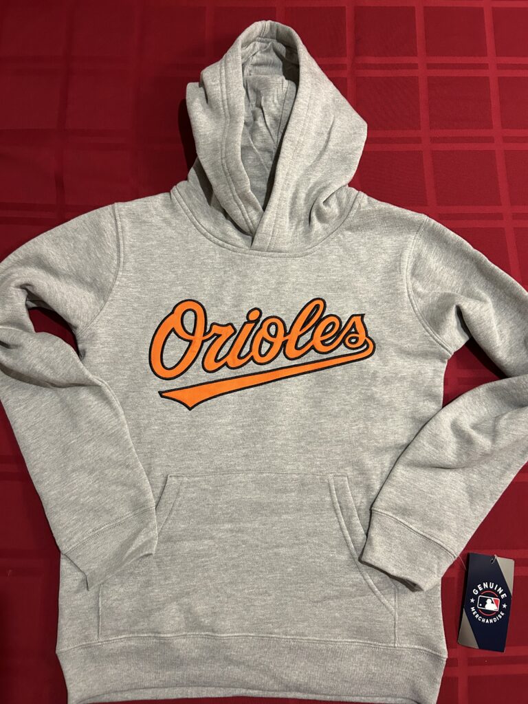 Baltimore Orioles Youth Embroidered Hooded Sweatshirt | Baltimore ...